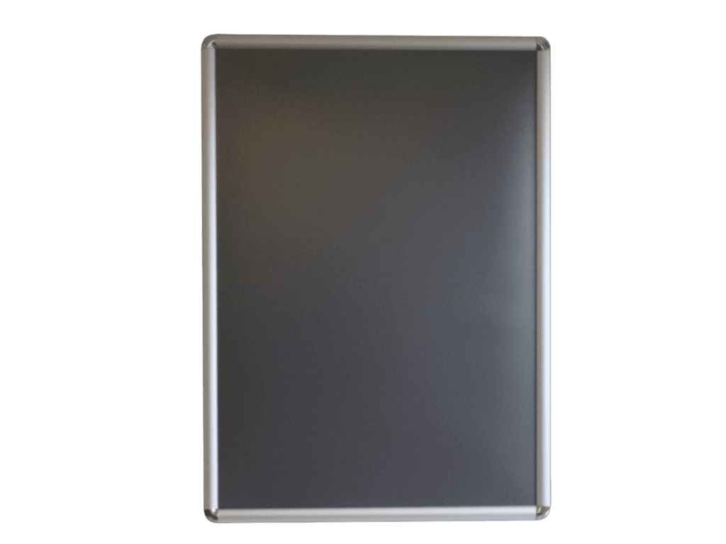 Silver A1 Snap Frame with Rounded Corners