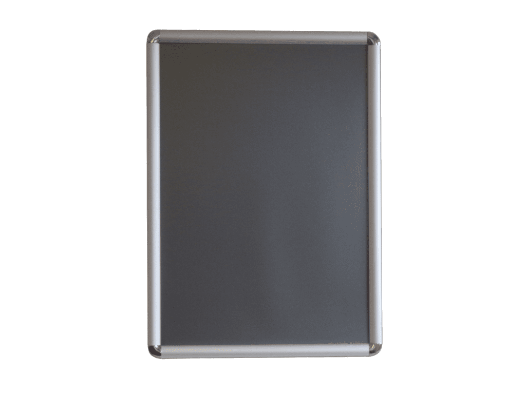 Silver A2 Snap Frame with Rounded Corners