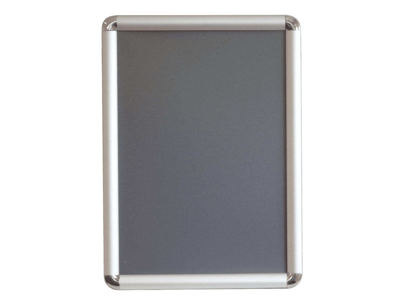 Silver A3 Snap Frame with Rounded Corners
