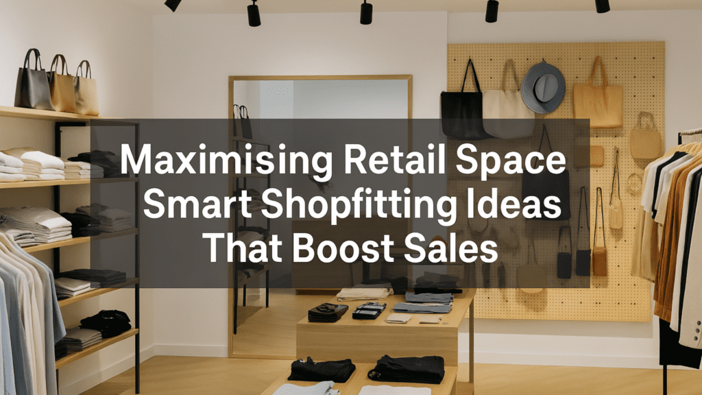 Maximising Retail Space: Smart Shopfitting Ideas That Boost Sales