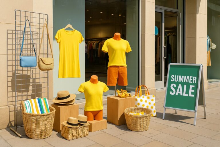 How to Create Outdoor Displays That Stop Shoppers in Their Tracks